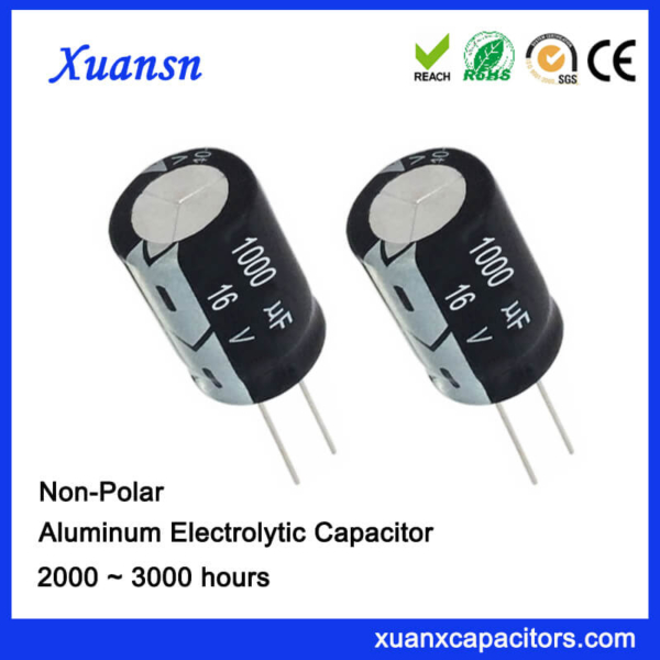 16v 1000uf capacitor,Non Polrized 16V 1000UF Capacitor Electrolytic