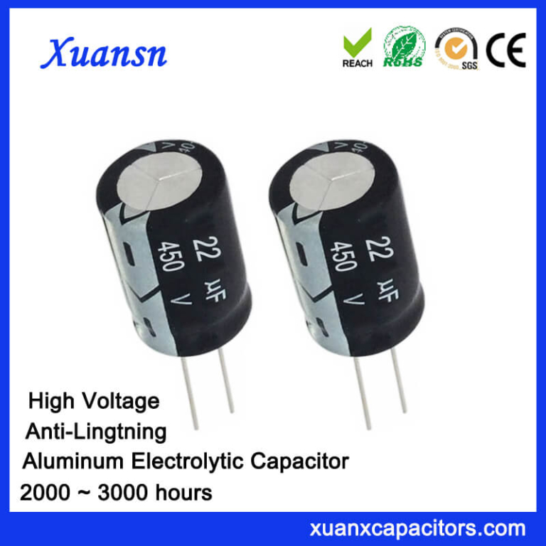 high voltage capacitor,22uf 450v Anti-Lightning High Voltage Capacitors