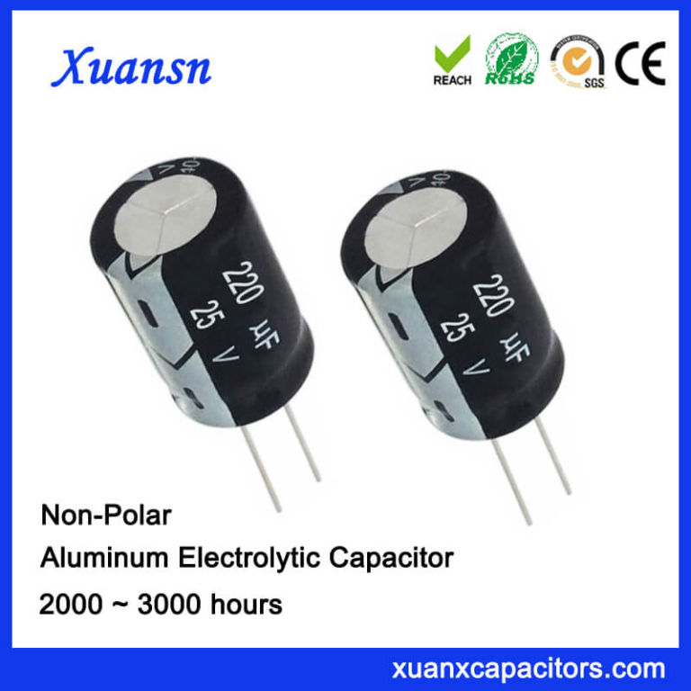 np capacitor,220uf 25v Low Voltage NP Capacitor Electrolytic