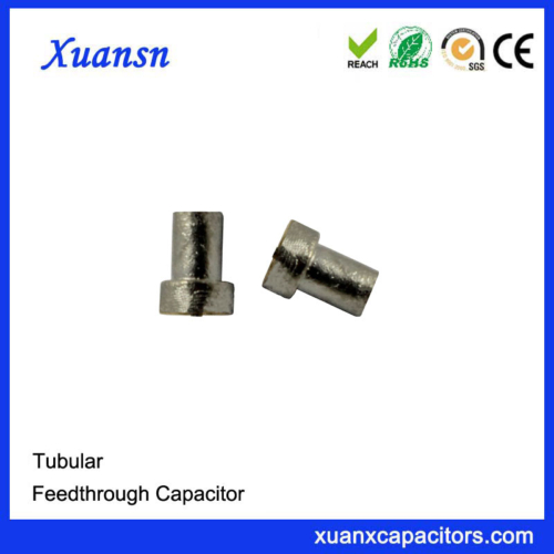 Tubular feedthrough capacitor 300pf 500VDC,emi filter capacitor