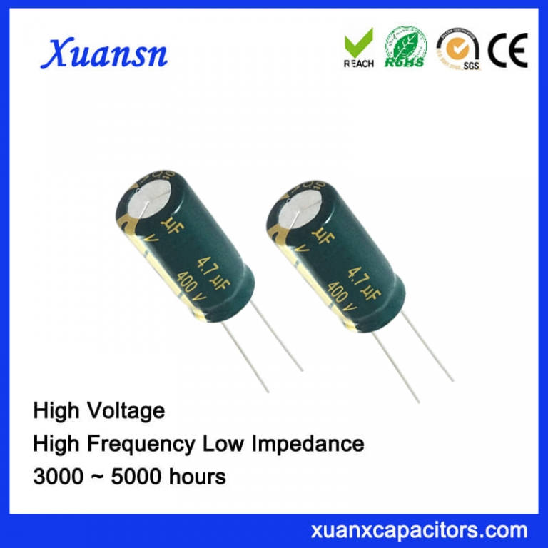 New Original 4.7 UF400V Electrolytic Capacitor 5000hours High Voltage ...