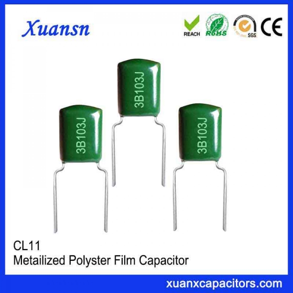 Straight plug Mylar capacitor CL11 3A103J strong performance